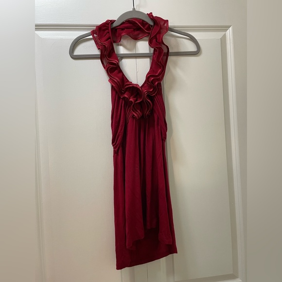 Express | Dresses | Express 21 Release Small Deep Red Backless Dress ...